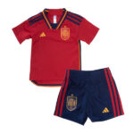Spain Home World Cup Jersey Kids Kit 2022 - KICKOFFSHOPPER
