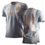 Argentina MESSI Tribute Maradona Gold Concept Kit 2021 - KICKOFFSHOPPER