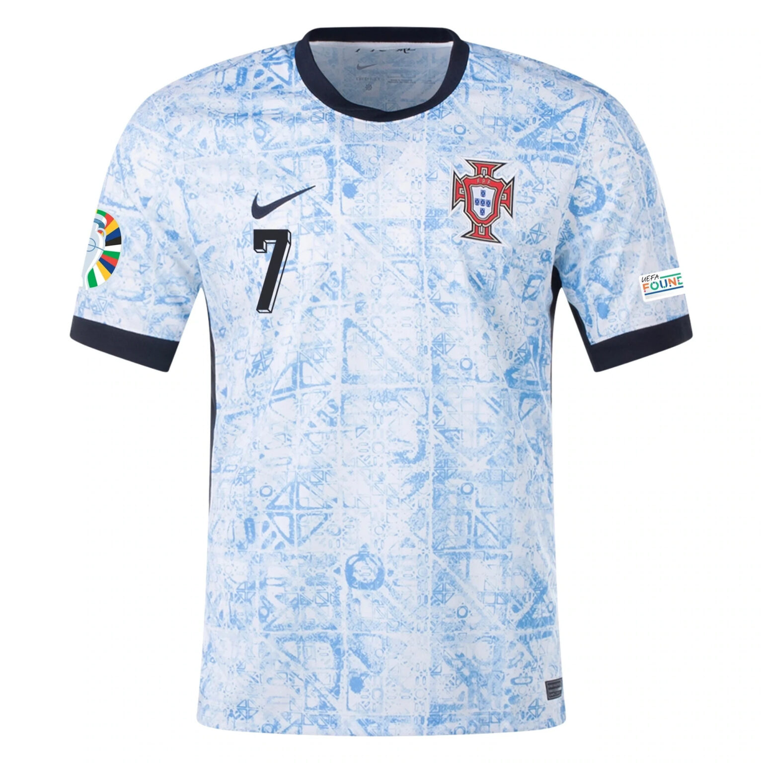 Portugal Ronaldo 7 Away Jersey 2024 (Euro Patch) - KICKOFFSHOPPER