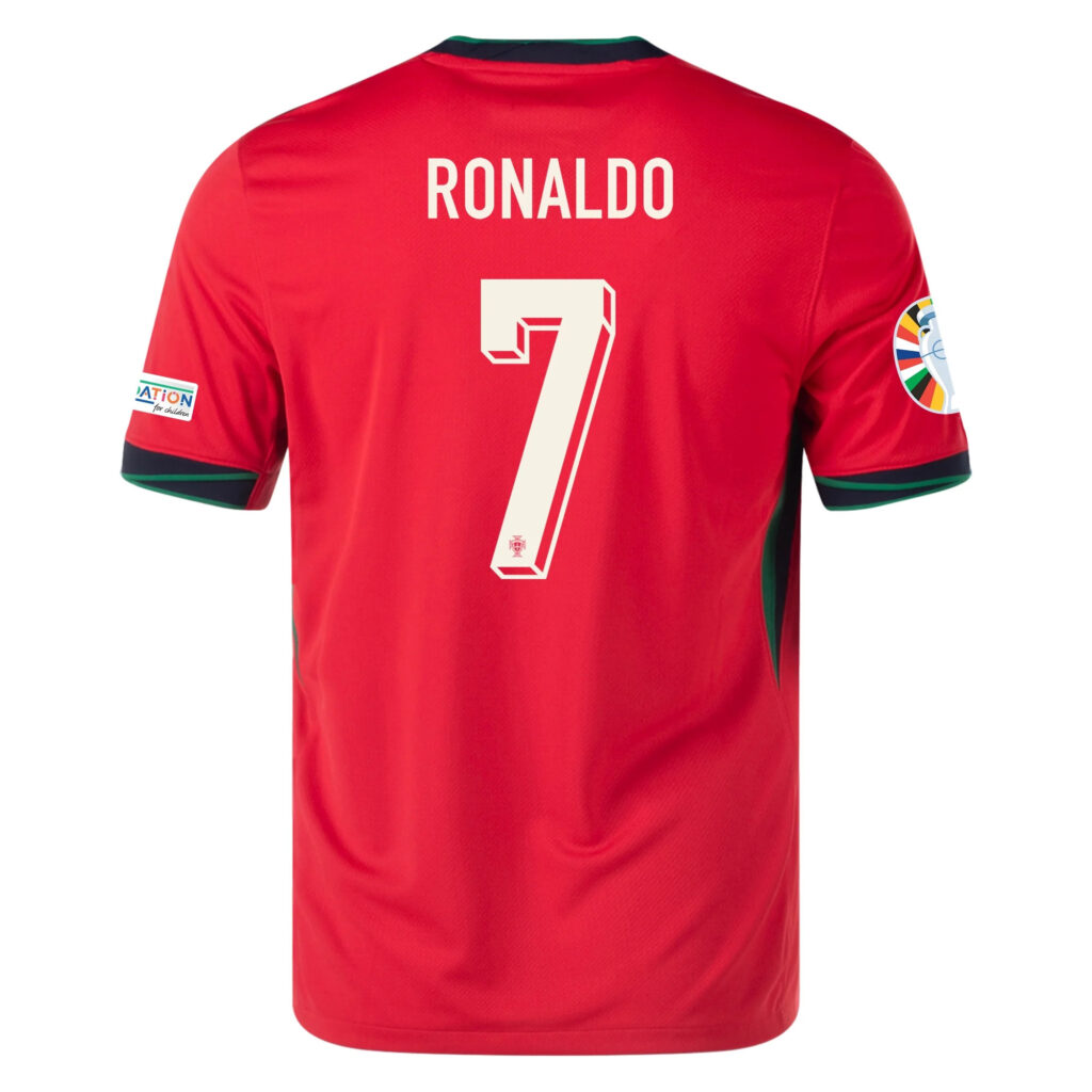 Portugal Ronaldo 7 Home Jersey 2024 (Euro Patch) - KICKOFFSHOPPER