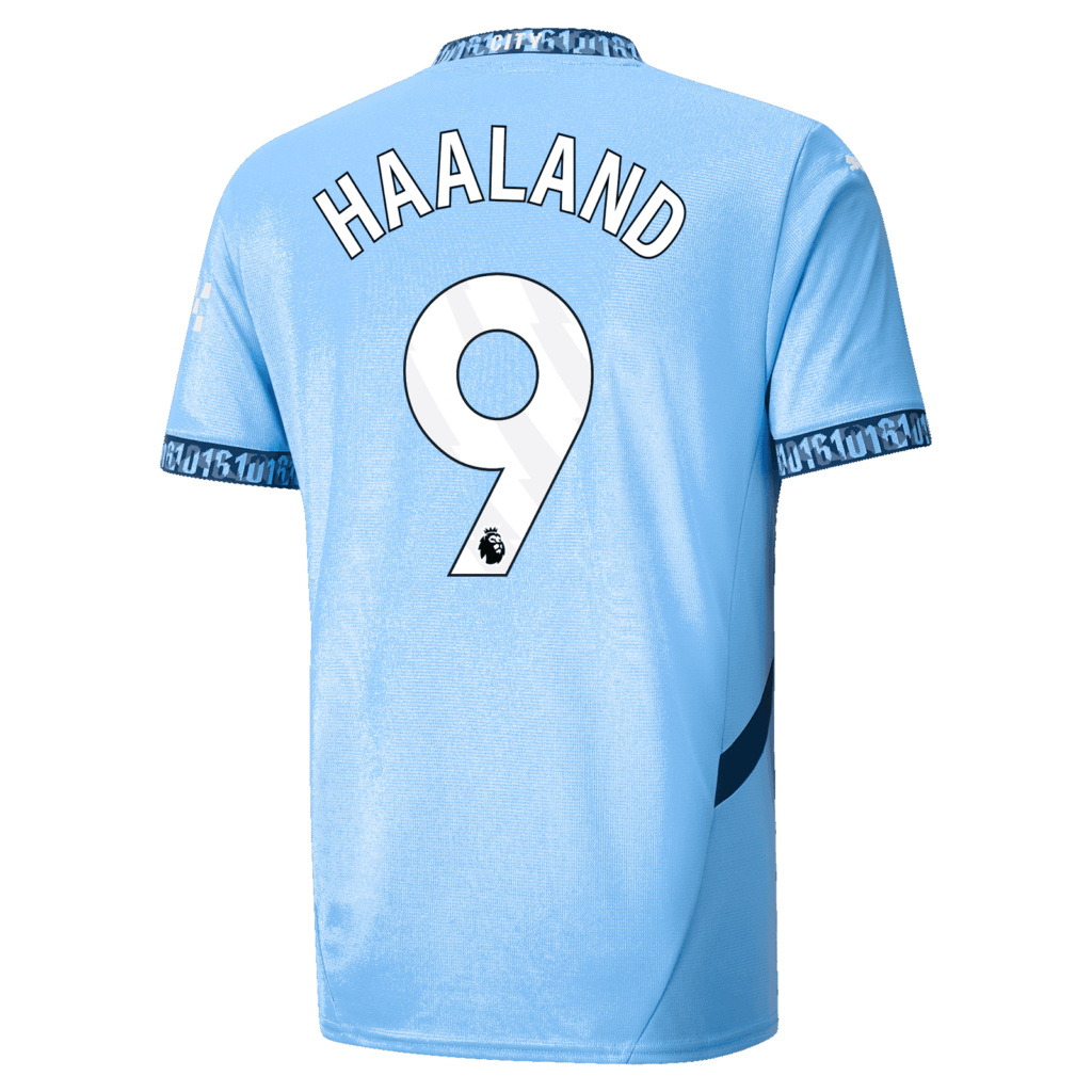 Manchester City Erling Haaland 9 Home Jersey 24-25 - KICKOFFSHOPPER