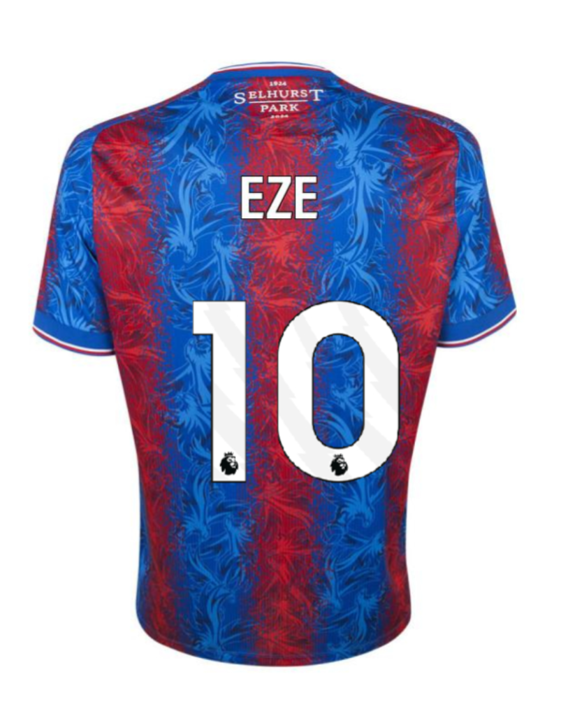Crystal Palace Home EZE 10 Jersey 24-25 - KICKOFFSHOPPER