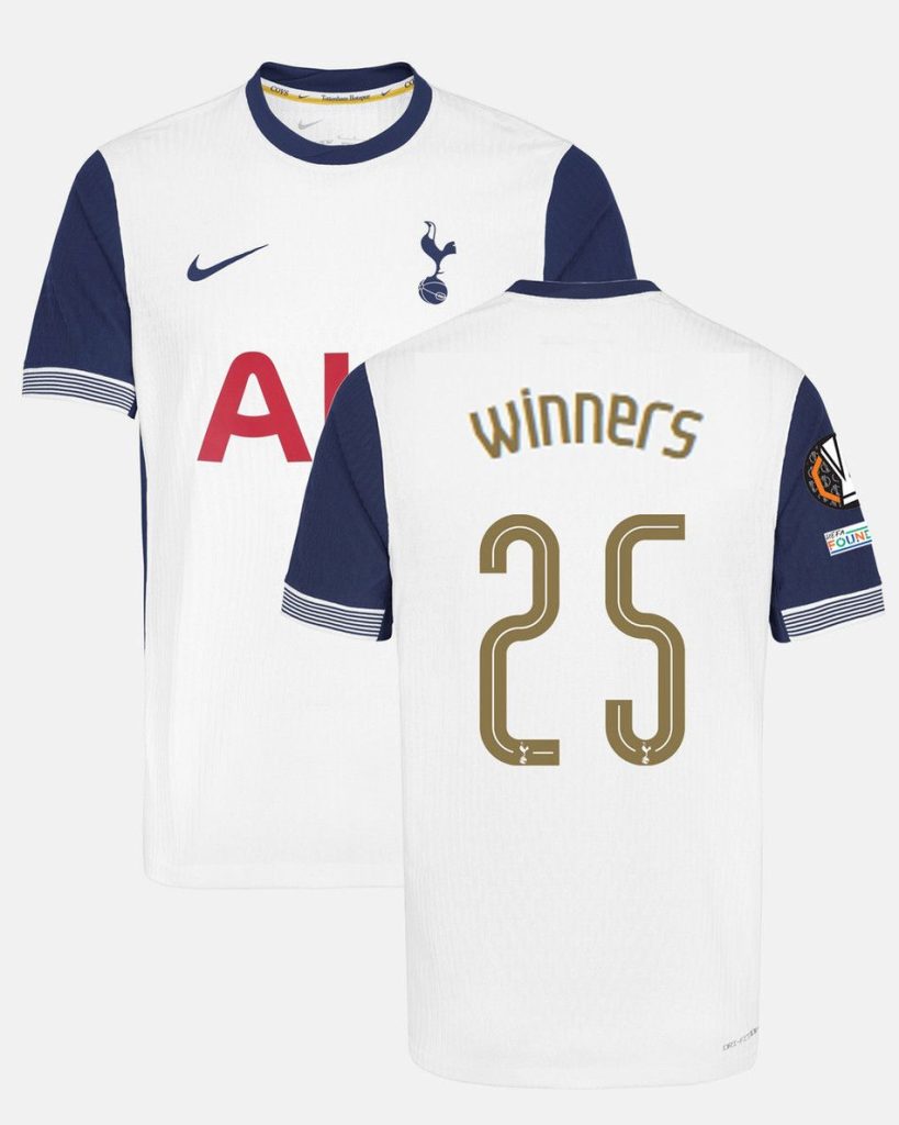 Tottenham Hotspur Europa League Final Winners Jersey 24-25 - KICKOFFSHOPPER