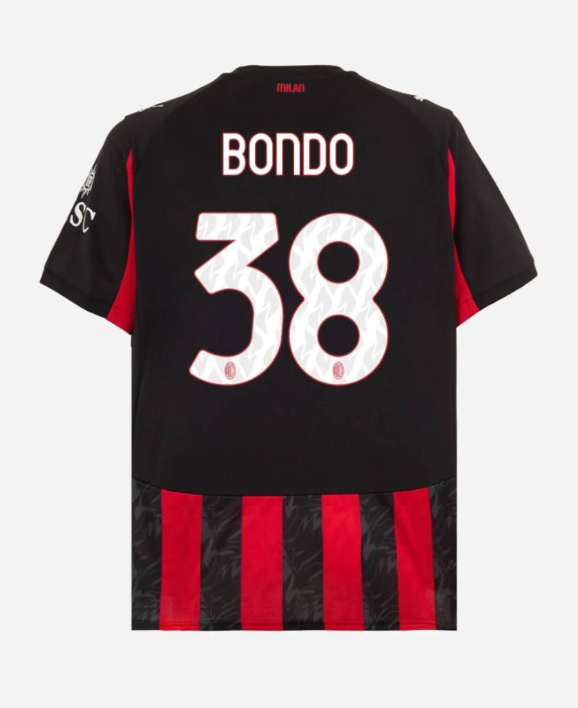 AC Milan Home BONDO 38 Jersey 25-26 - KICKOFFSHOPPER