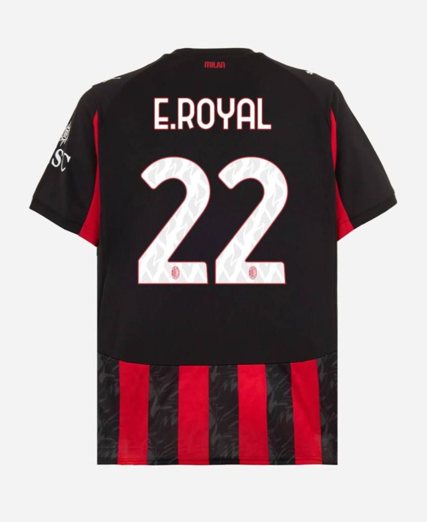 AC Milan Home E.ROYAL 22 Jersey 25-26 - KICKOFFSHOPPER