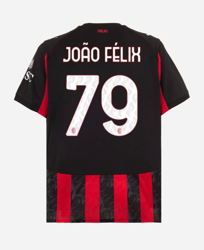 AC Milan Home JOÃO FÉLIX 79 Jersey 25-26 - KICKOFFSHOPPER