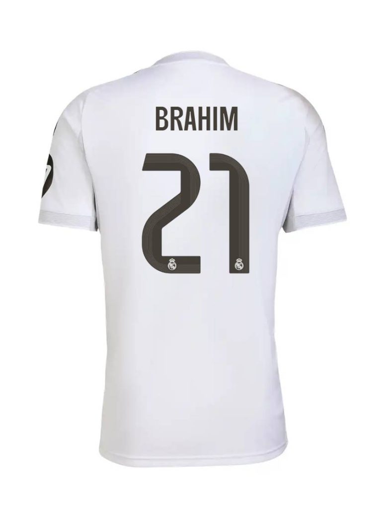 Real Madrid Home Brahim 21 Jersey 25-26 - KICKOFFSHOPPER