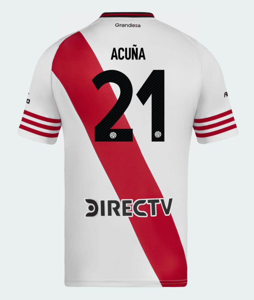 River Plate Home Acuña 21 Jersey 25-26 - KICKOFFSHOPPER