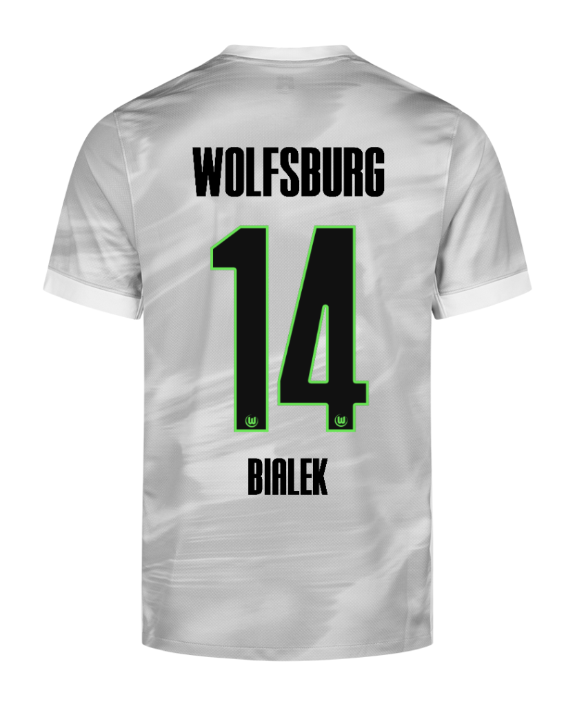 Wolfsburg Away BIALEK 14 Jersey 25-26 - KICKOFFSHOPPER